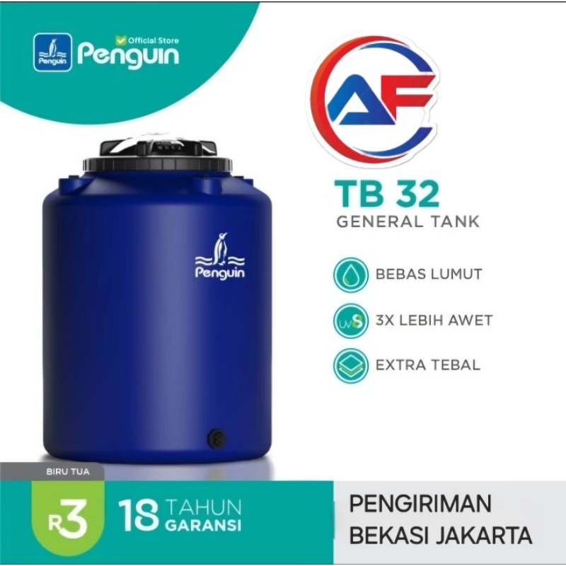Jual TOREN TANDON AIR PENGUIN 250L 300L 500L 700L 800L 1000L 1550L ...