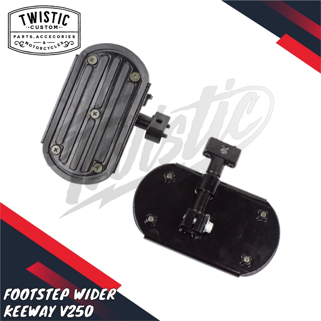 Jual Footstep Foot Peg Pijakan Kaki Wider Lebar Motor Keeway V250 ...
