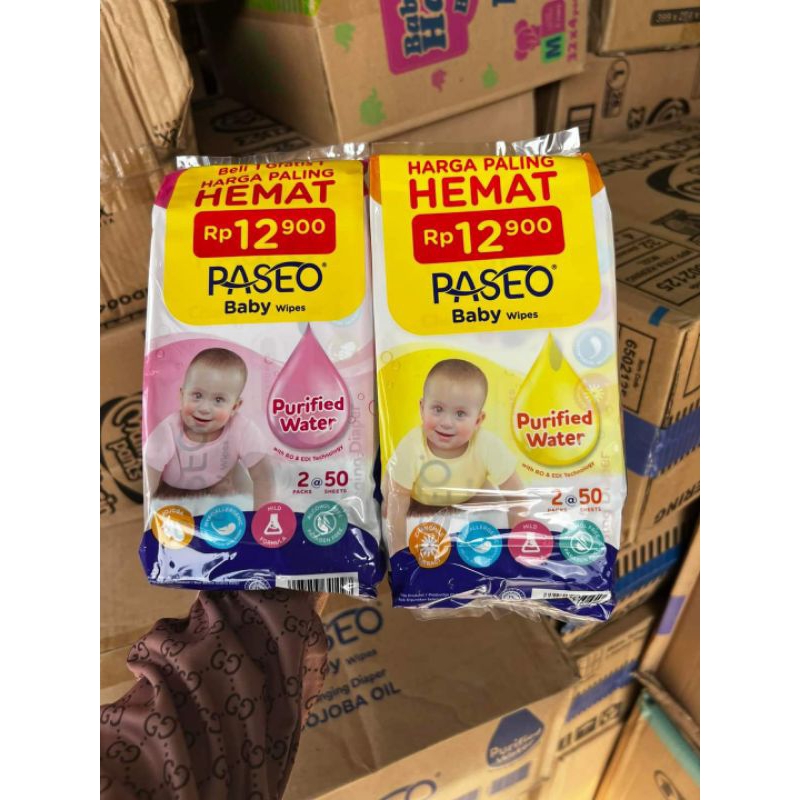 Jual Tisu Basah Paseo 50 Sheets (1 Karton 36 Pcs) | Shopee Indonesia