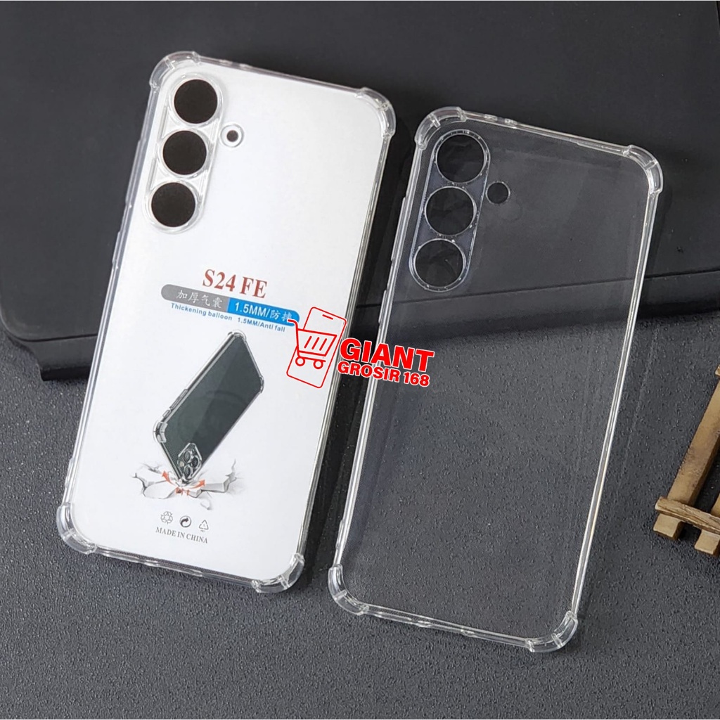 Jual SAMSUNG S24 FE CASE BENING CRACK PREMIUM SILIKON BENING TRANPARAN ...