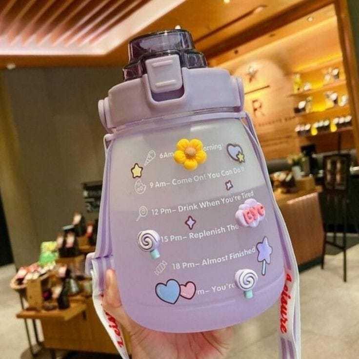 Jual Botol Motivasi VIRAL GEMOY 1,3 Liter Botol Gendut Gradasi Penanda ...