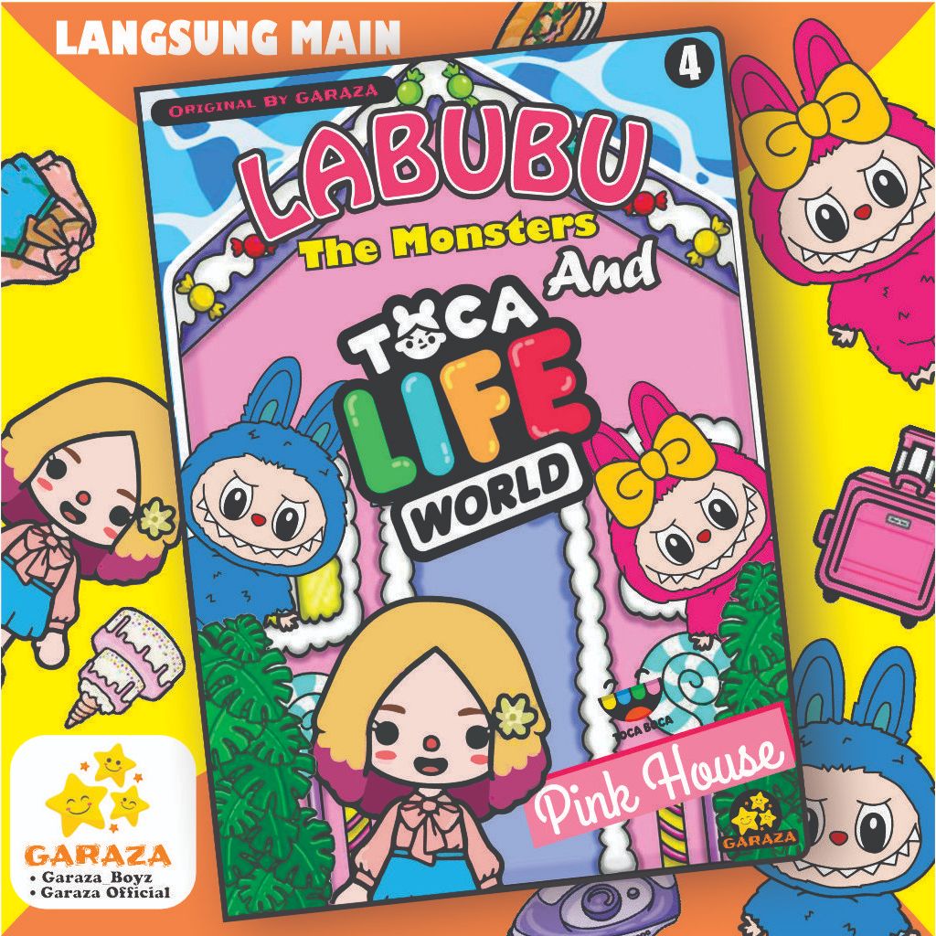 Jual PEPERDOLL V.4 LABUBU THE MONSTERS AND TOCA BOCA Buku anak Viral ...