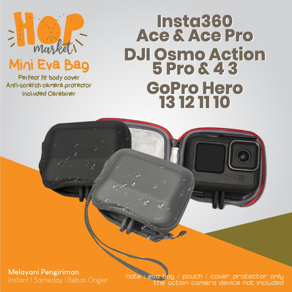 Jual Mini Half Open Case for Action Cam like GoPro 13/12/11/10 DJI Osmo ...