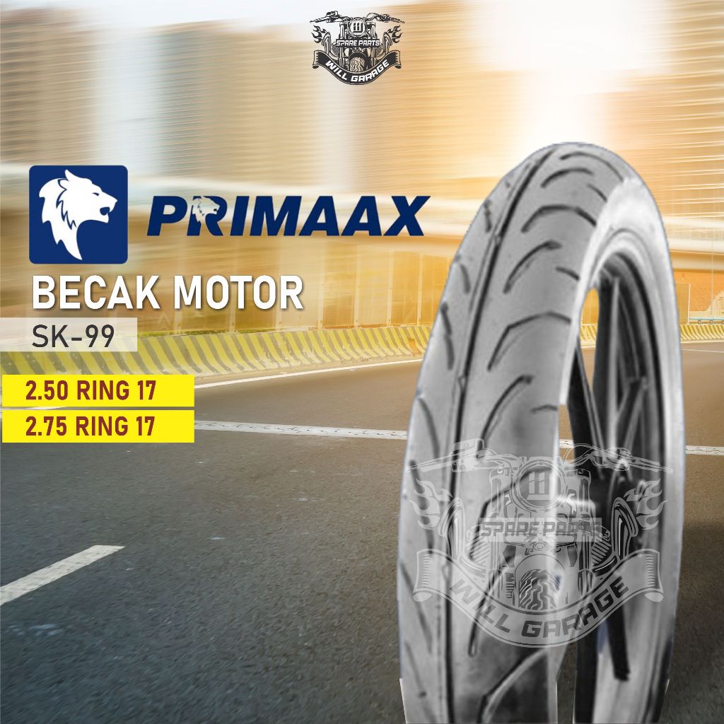 Jual BAN PRIMAAX SK-99 BECAK MOTOR / BAN PRIMAX / NON TUBELESS / BAN ...