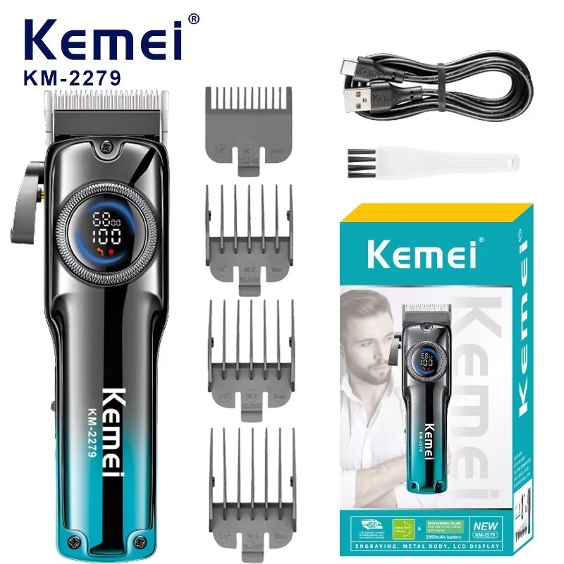 Jual 【Original】Kemei Alat Cukur Rambut Elektrik Hair Clipper Kemei KM-2279 / KM-2279 Alat ...
