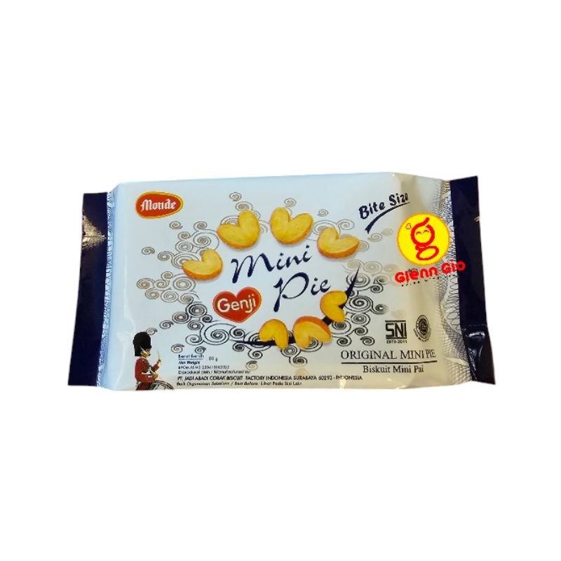 Jual Biskuit Monde Genji Mini Pie Original Bite Size pack | Shopee ...