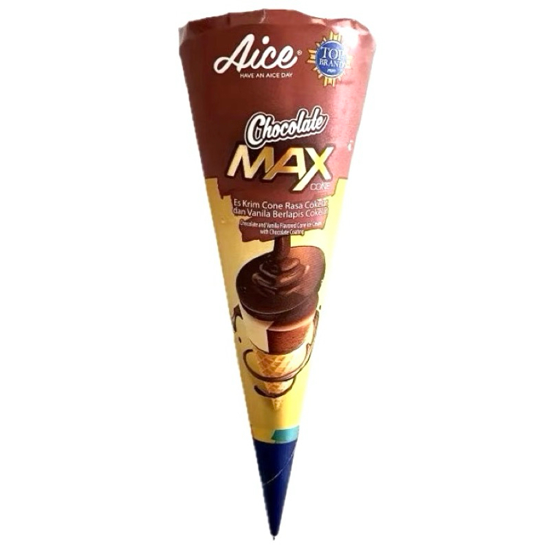 Jual Aice Es Krim Chocolate Max Cone | Shopee Indonesia