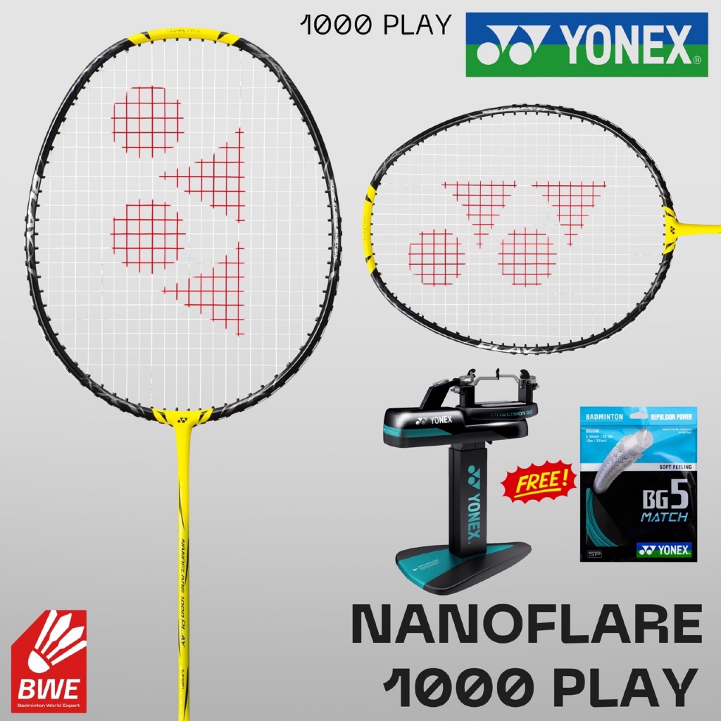 Jual YONEX NANOFLARE 1000 PLAY - RAKET BADMINTON YONEX 100% ORIGINAL | Shopee Indonesia