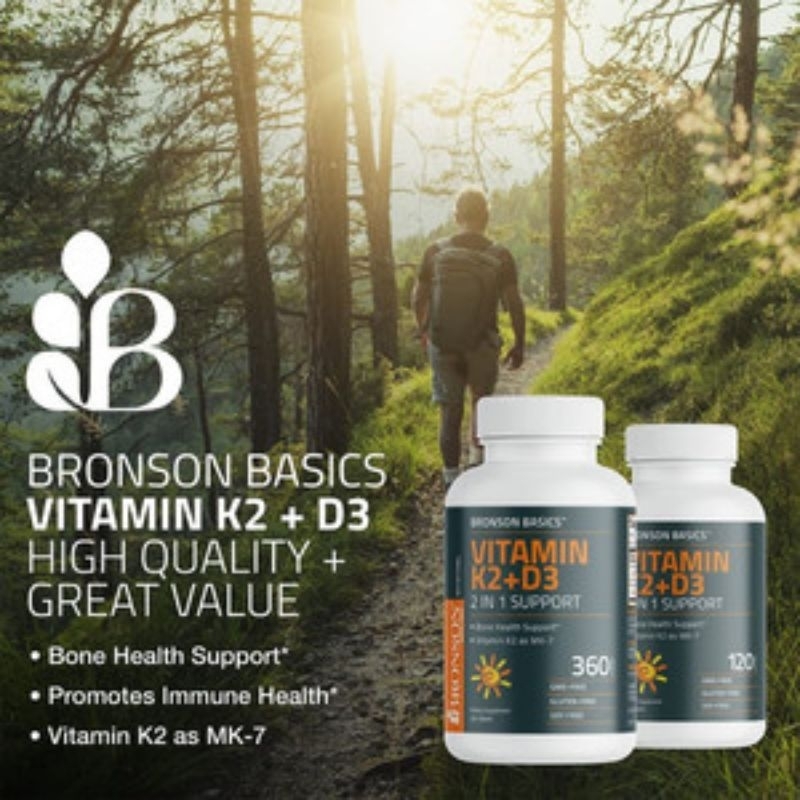 Jual Bronson Basics Vitamin K2 D3 MK7 Basic Immune Booster Imunitas ...