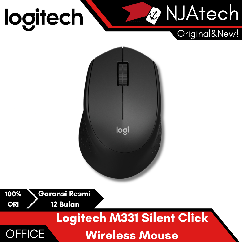 Jual Logitech M331 Mouse Wireless Silent Click | Shopee Indonesia