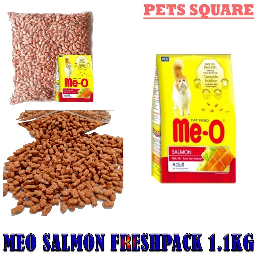 Jual MAKANAN KUCING MEO SALMON FRESHPACK 1.1KG | Shopee Indonesia
