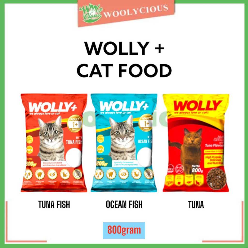 Jual WOLLY + CAT FOOD MAKANAN KUCING - FRESHPACK | Shopee Indonesia