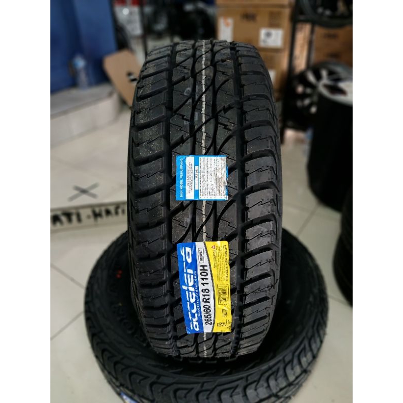 Jual Ban ukuran standart pajero fortuner 265 60 r18 Accelera omikcron ...