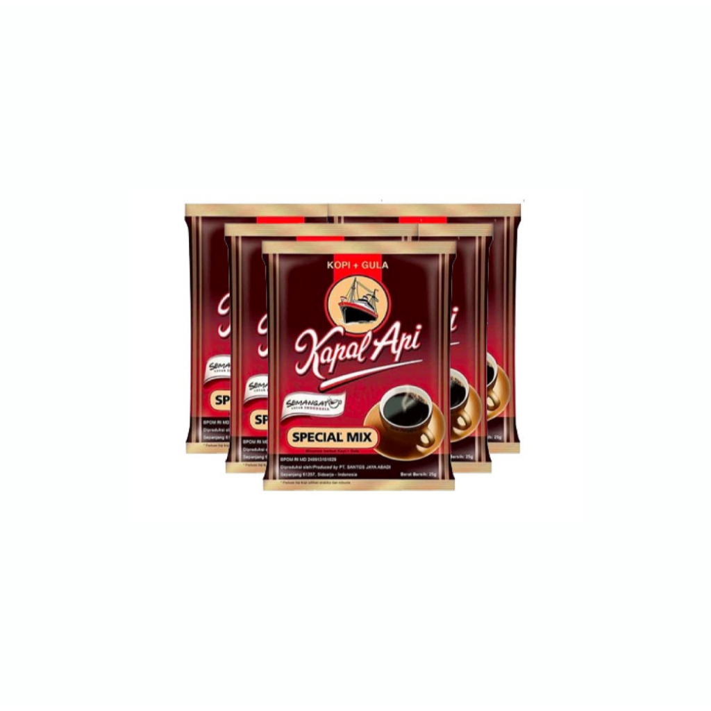 Jual Kopi Instan Kapal Api Mix Hitam 1 Renceng 10 Sachet 23g ...