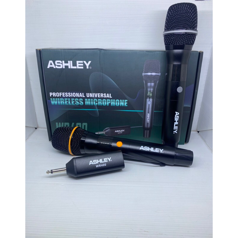 Jual Mic wireless ashley WR400 WR 400 bisa di cas original Mik ...
