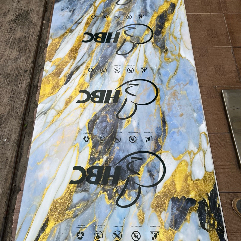 Jual pvc uv marmer board 122x295 | Shopee Indonesia