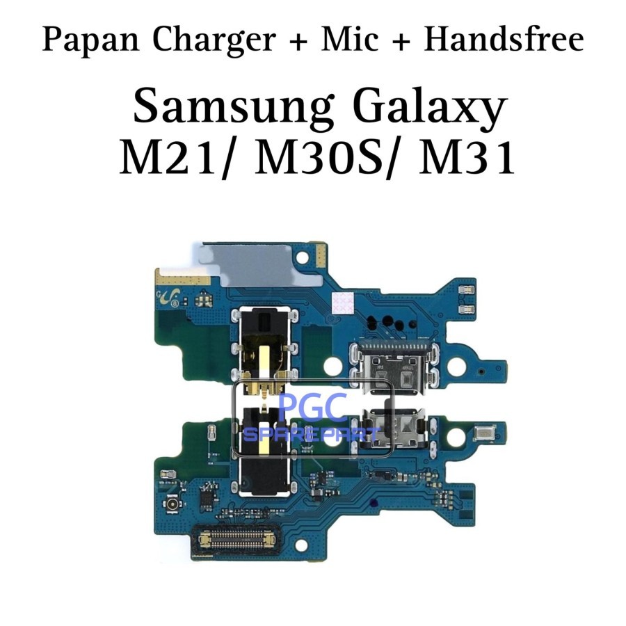 Jual Papan PCB Charger & Mic Handsfree Samsung Galaxy M21 M30S M31 SM-M215F | Shopee Indonesia