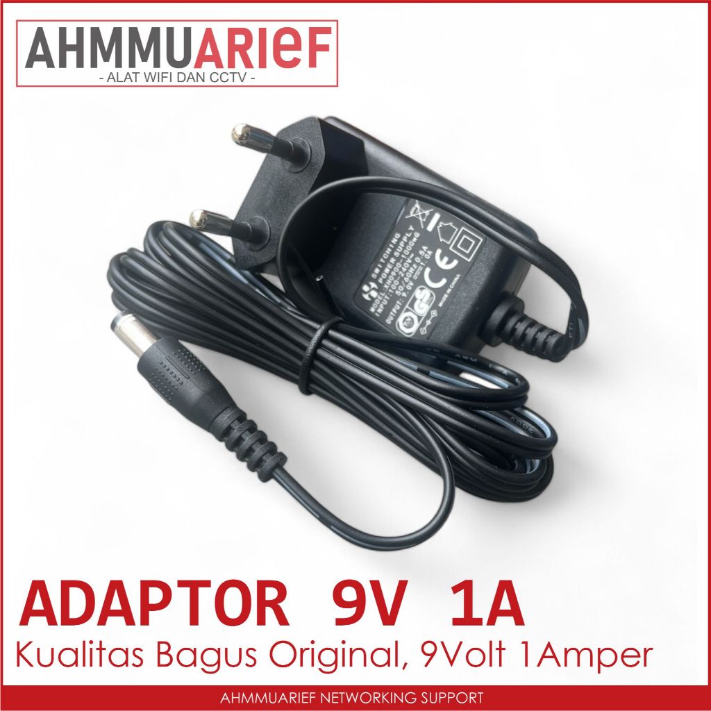 Jual POWER ADAPTER ADAPTOR ORIGINAL ORI 9V 1A 9 VOLT 1 AMPER 1000MA ...