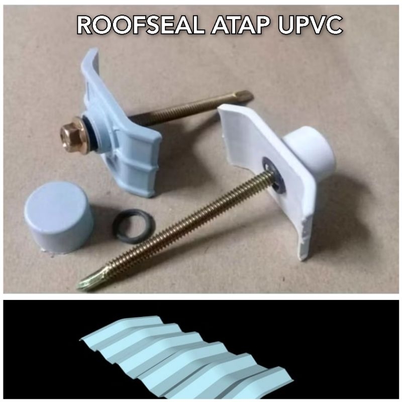 Jual Roof Seal Atap UPVC Penutup Baud Atap Kanopi Isi 20 pcs | Shopee ...