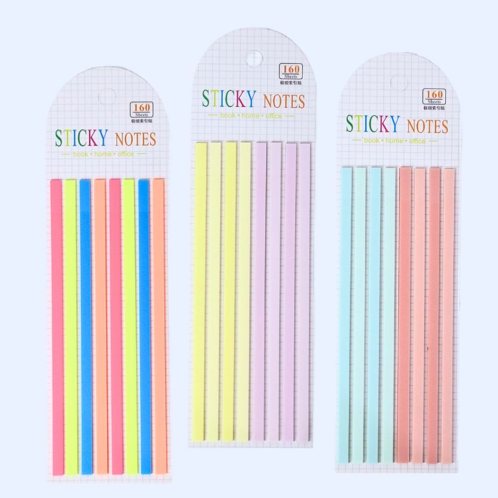 Jual StickyPOP STICKY NOTES STRIP HIGHLIGHTER sticky note TRANSPARAN ...