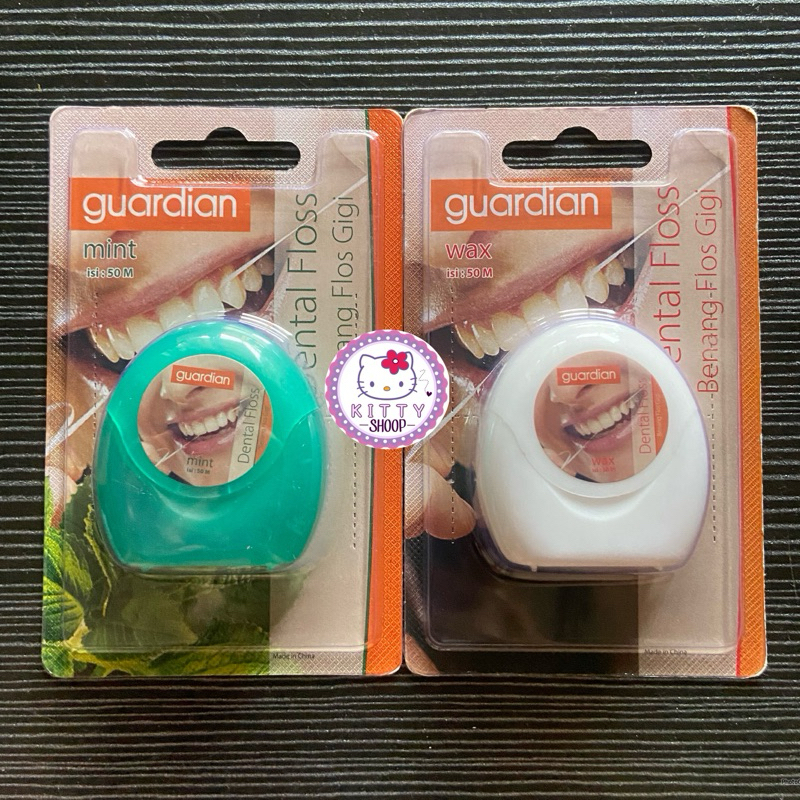 Jual GUARDIAN DENTAL FLOSS BENANG FLOS GIGI 50 M | Shopee Indonesia