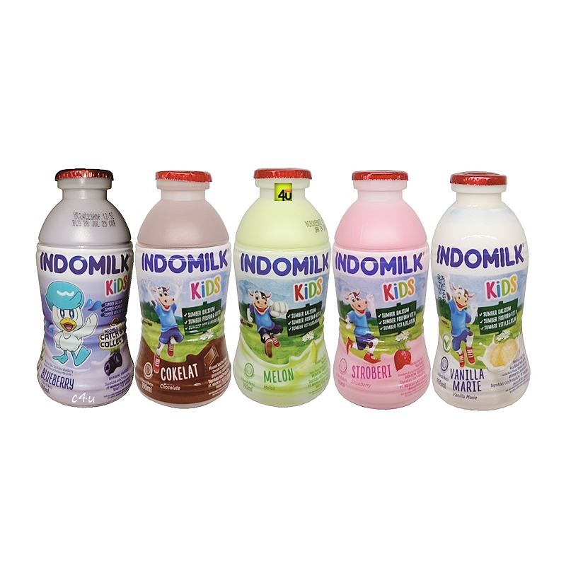 Jual INDOMILK KIDS - Susu UHT - 190 ml BOTOL | Shopee Indonesia