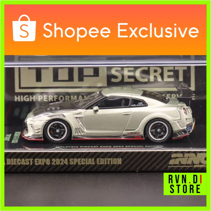 Jual Inno64 Nissan GT-R R35 Top Secret MDX EXPO 2024 Tokyo Auto Salon 1 ...