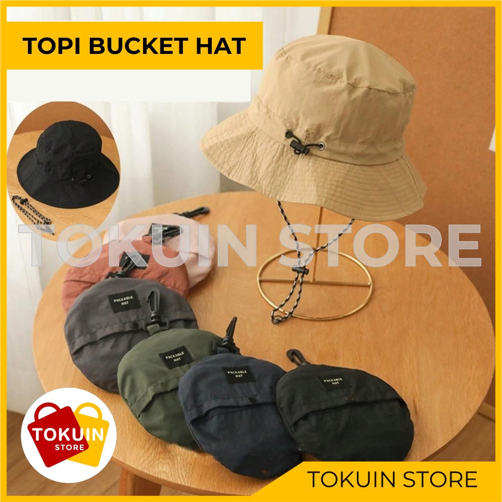 Jual Topi Bucket Pantai Hiking Safari Rimba Korea Visor Topi Fashion ...