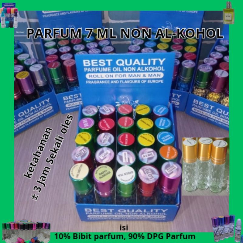 Jual Parfum 7 ml (paket usaha isi 25 botol) | Shopee Indonesia