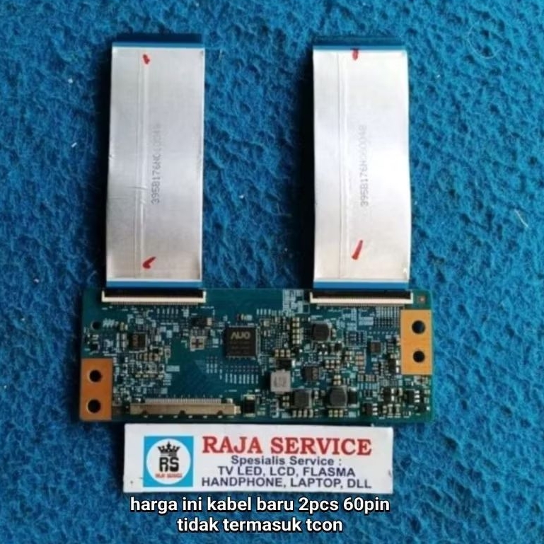 Jual 2pcs kabel tv LG 43LH511T lvds flaxible dari tcon ke panel lcd ...