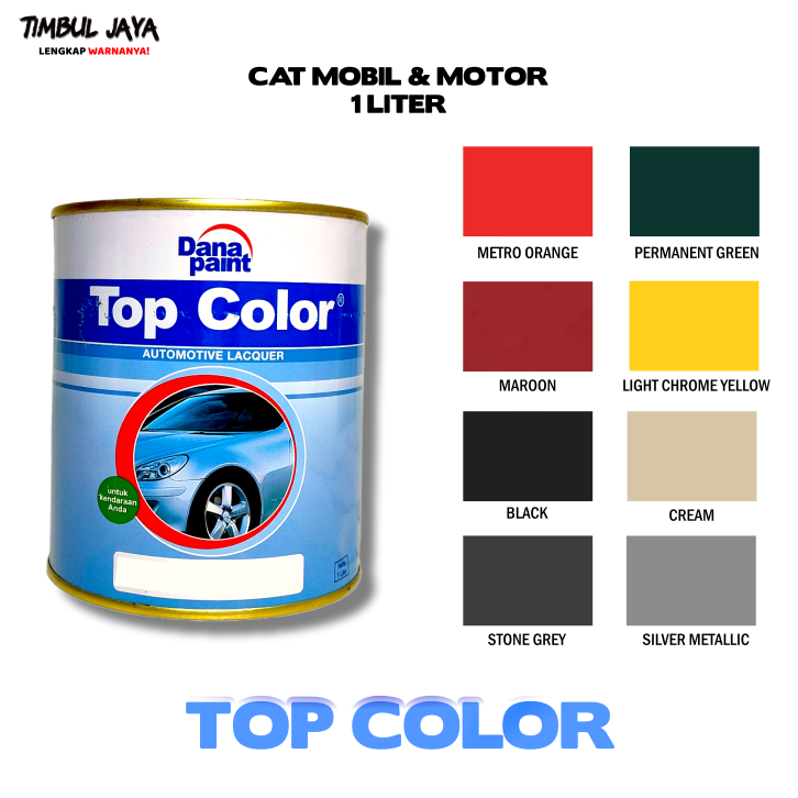 Jual Cat Duco White 1 liter Top Color / Cat Putih Kendaraan / Cat Mobil ...