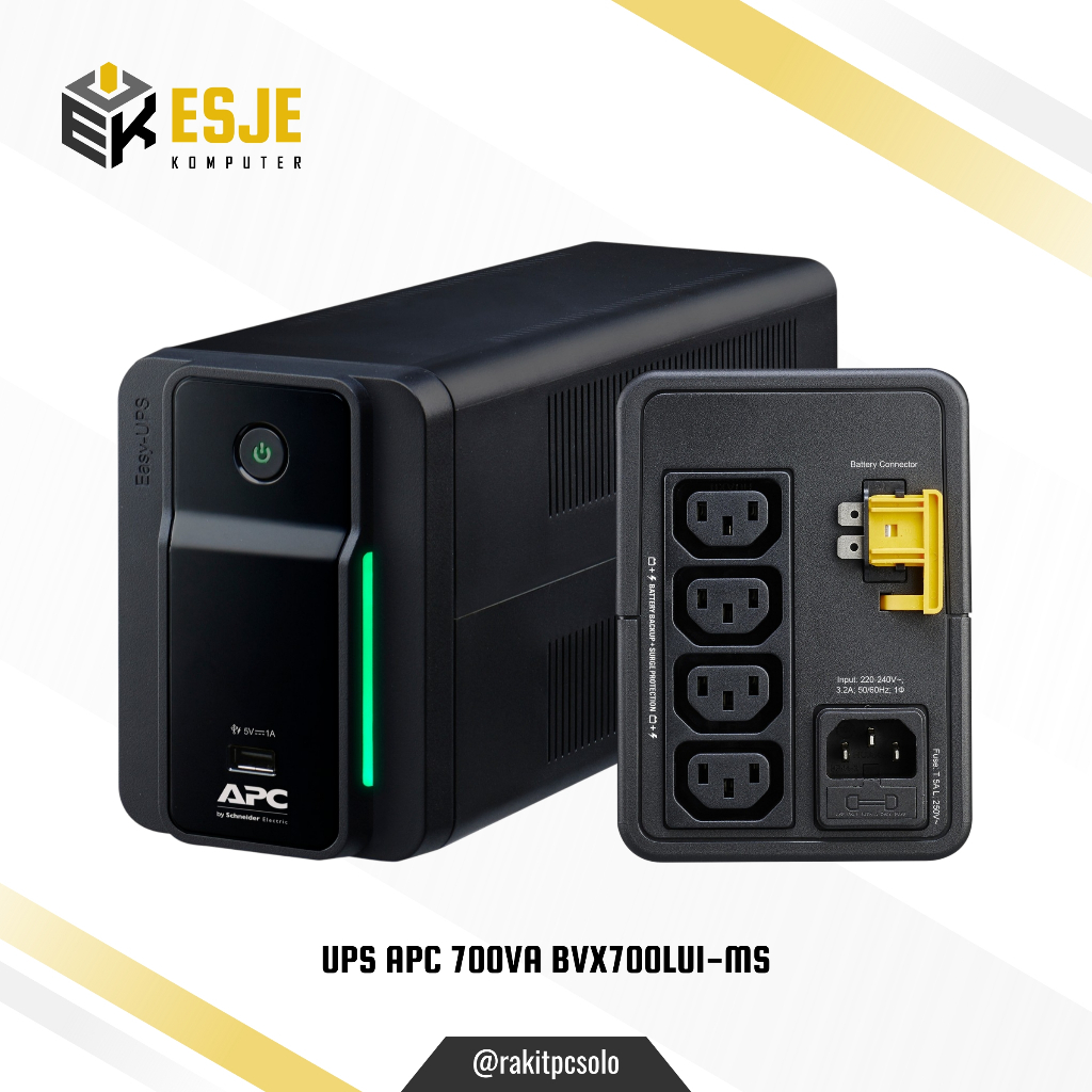 Jual APC BVX700LUI-MS 700VA 230V 360W BVX 700 VA AVR USB Charging Easy ...