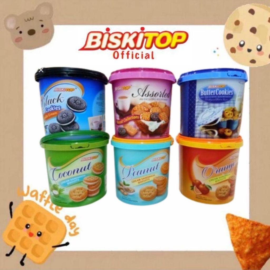 Jual BISKITOP OFFICIAL - Biskuit Ember Timbo Round Renyah Enak Murah ...