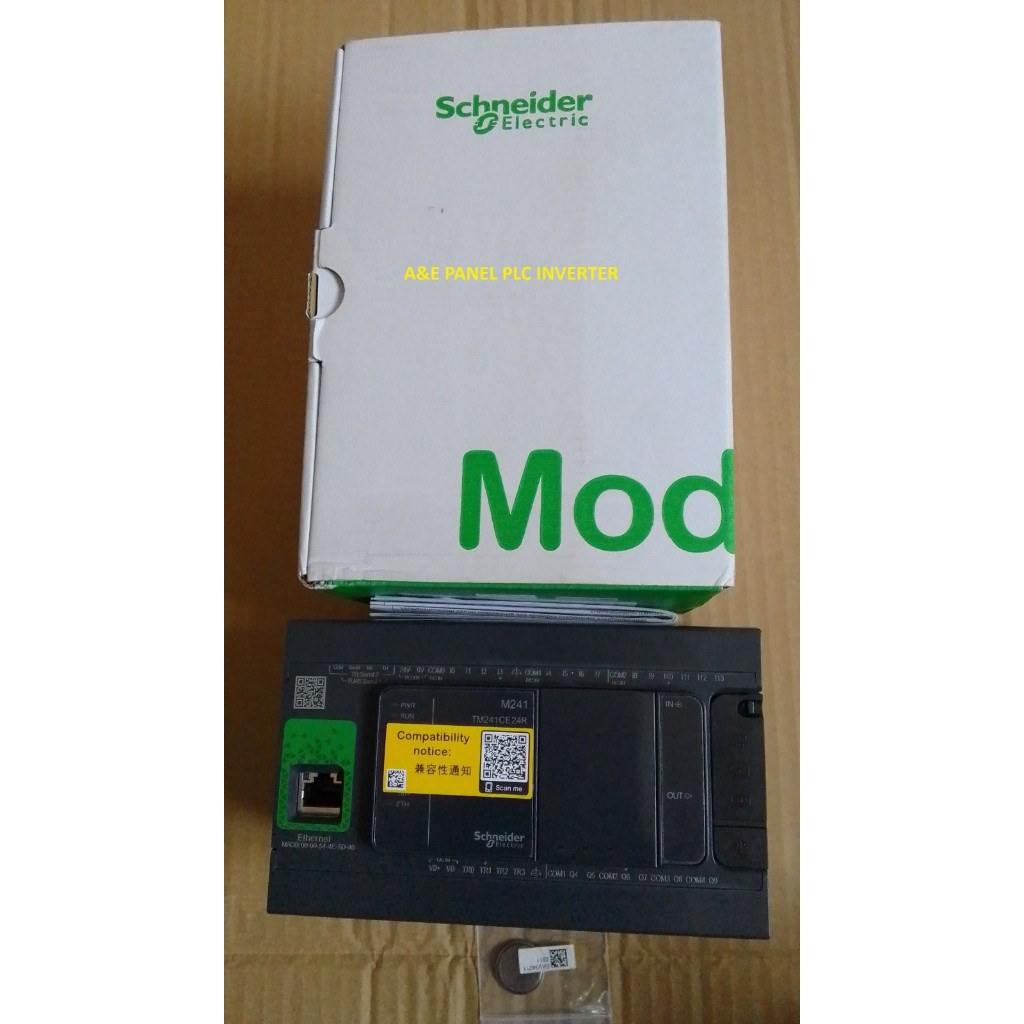 Jual TM241CE24R PLC SCHNEIDER MODICON TM241CE24R Relay ethernet | Shopee Indonesia