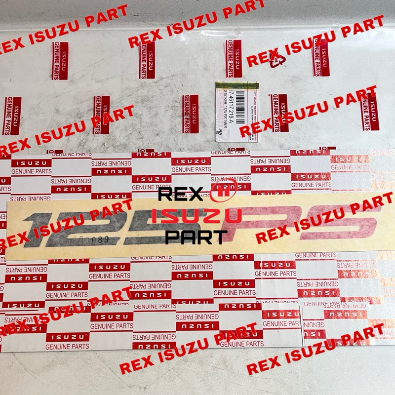 Jual STICKER STIKER DECAL ISUZU 125 PS ORIGINAL ISUZU | Shopee Indonesia