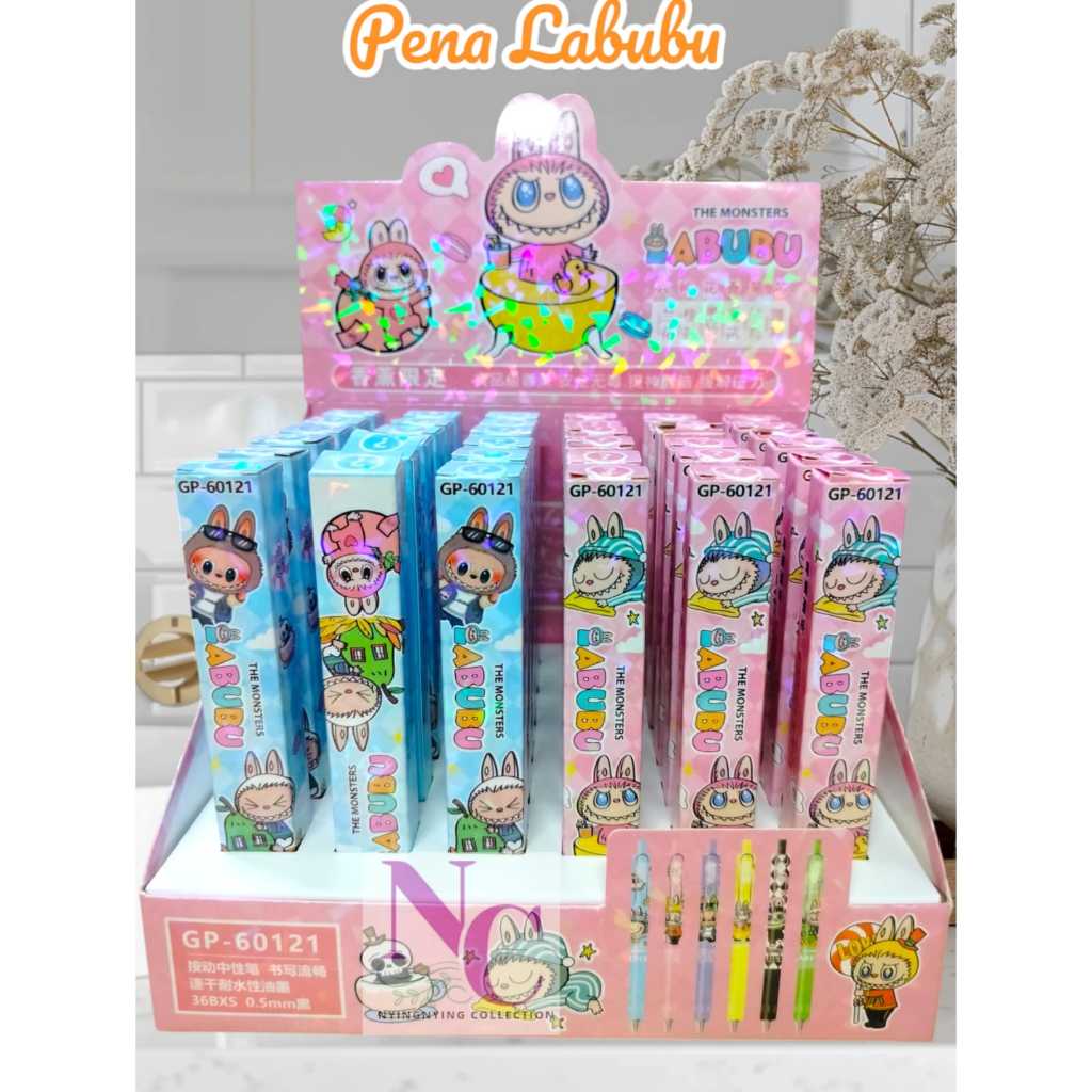 Jual Blind Box pen LABUBU Pena Labubu Blind Box Pulpen / Lucky Box Pen ...