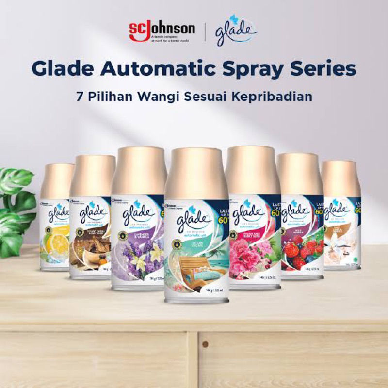 Jual glade automatic spray ocean escape 225ml - glade spray | Shopee Indonesia
