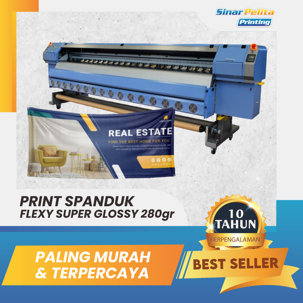 Jual Print Spanduk | Banner Outdoor Bahan Flexy Super Glossy 280gr ...
