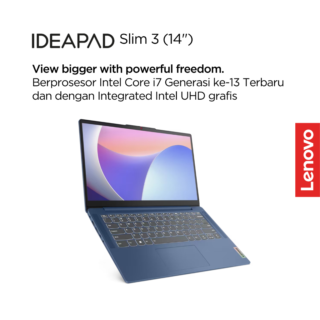 Jual Lenovo IdeaPad Slim 3i 14IRH8 Intel Core i7 13620H Win11 Home 16GB Soldered 512GB SSD 14 ...