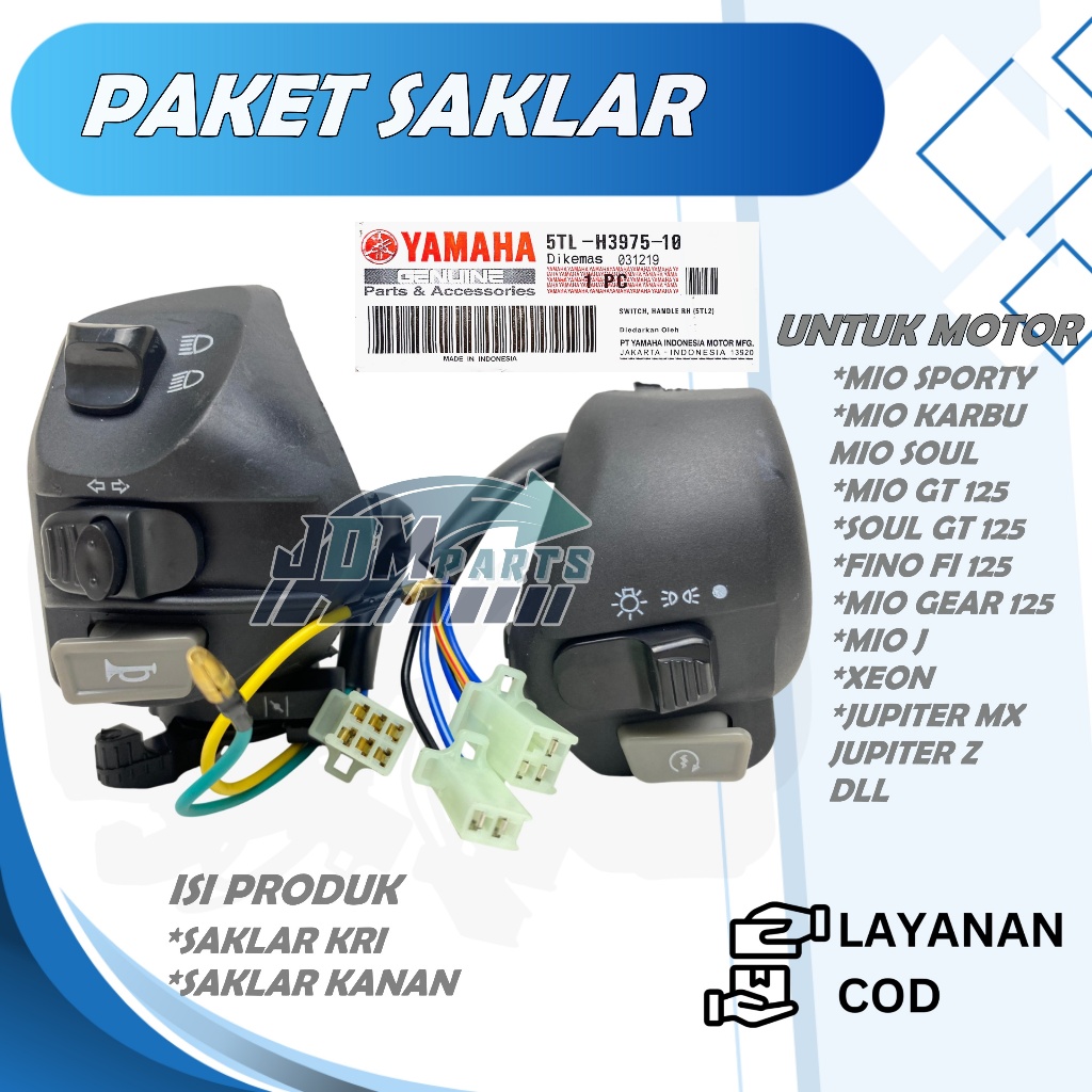 Jual SAKLAR KIRI + SAKLAR KANAN YAMAHA MIO / MIO SMILE SPORTY / MIO ...