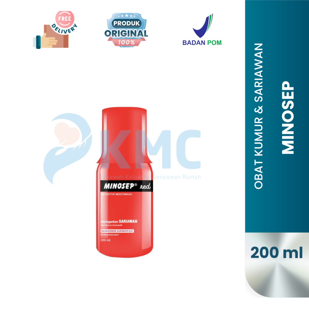 Jual Minosep Gargle Obat Kumur 60ML 120ML | Shopee Indonesia