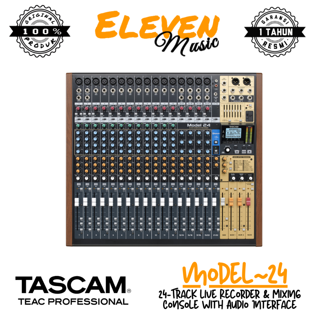 Jual Tascam Model 24 24-Track Live Recorder & Mixing Console With Audio ...