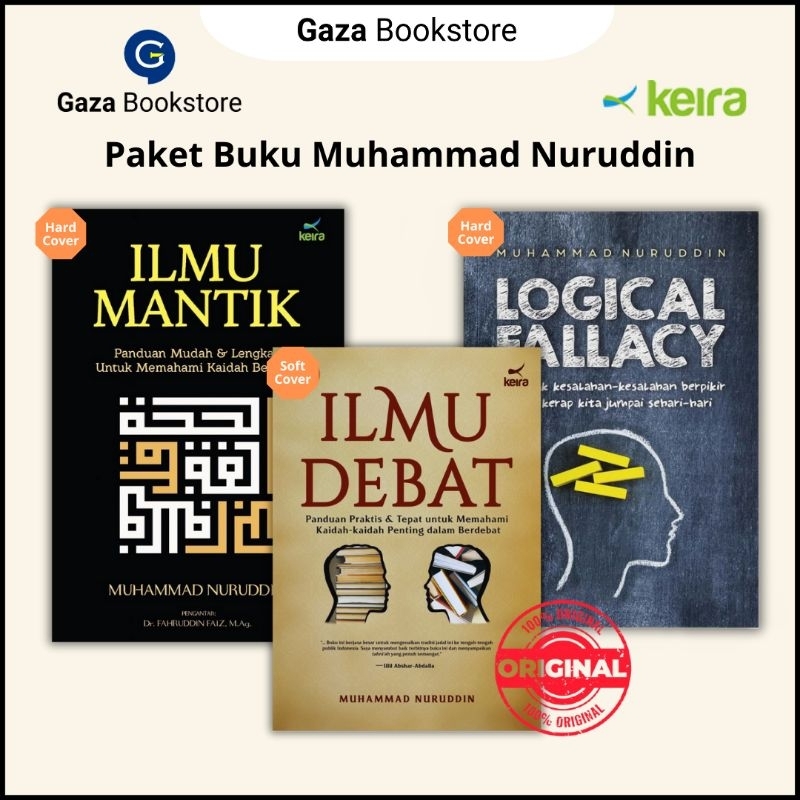 Jual Paket Buku Muhammad Nuruddin Original: Ilmu Mantik, Logical ...