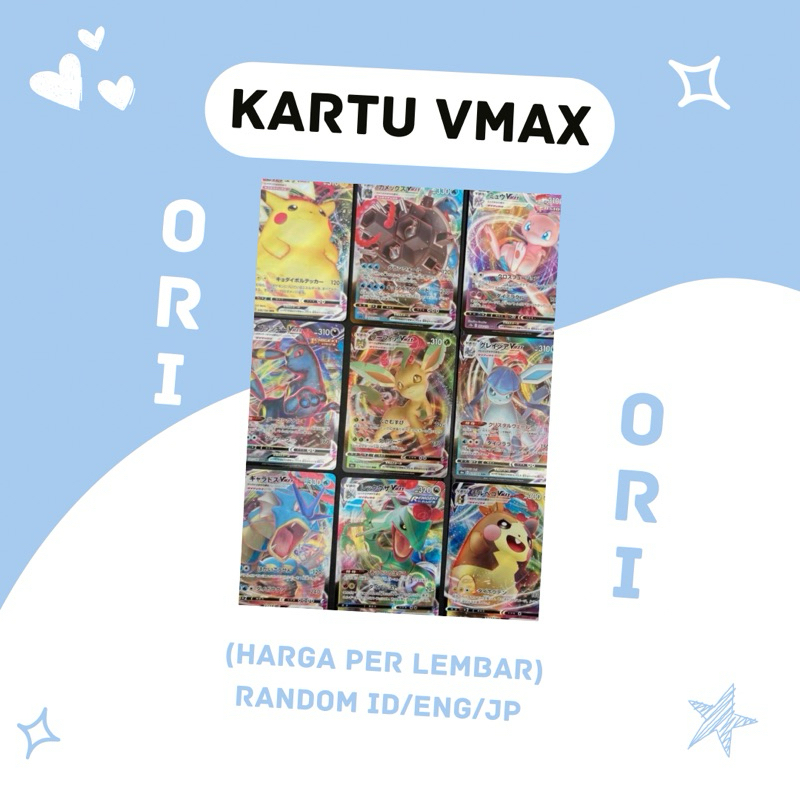 Jual Random Bulk VMAX Pokemon TCG Indonesia / English / Japan | Shopee Indonesia