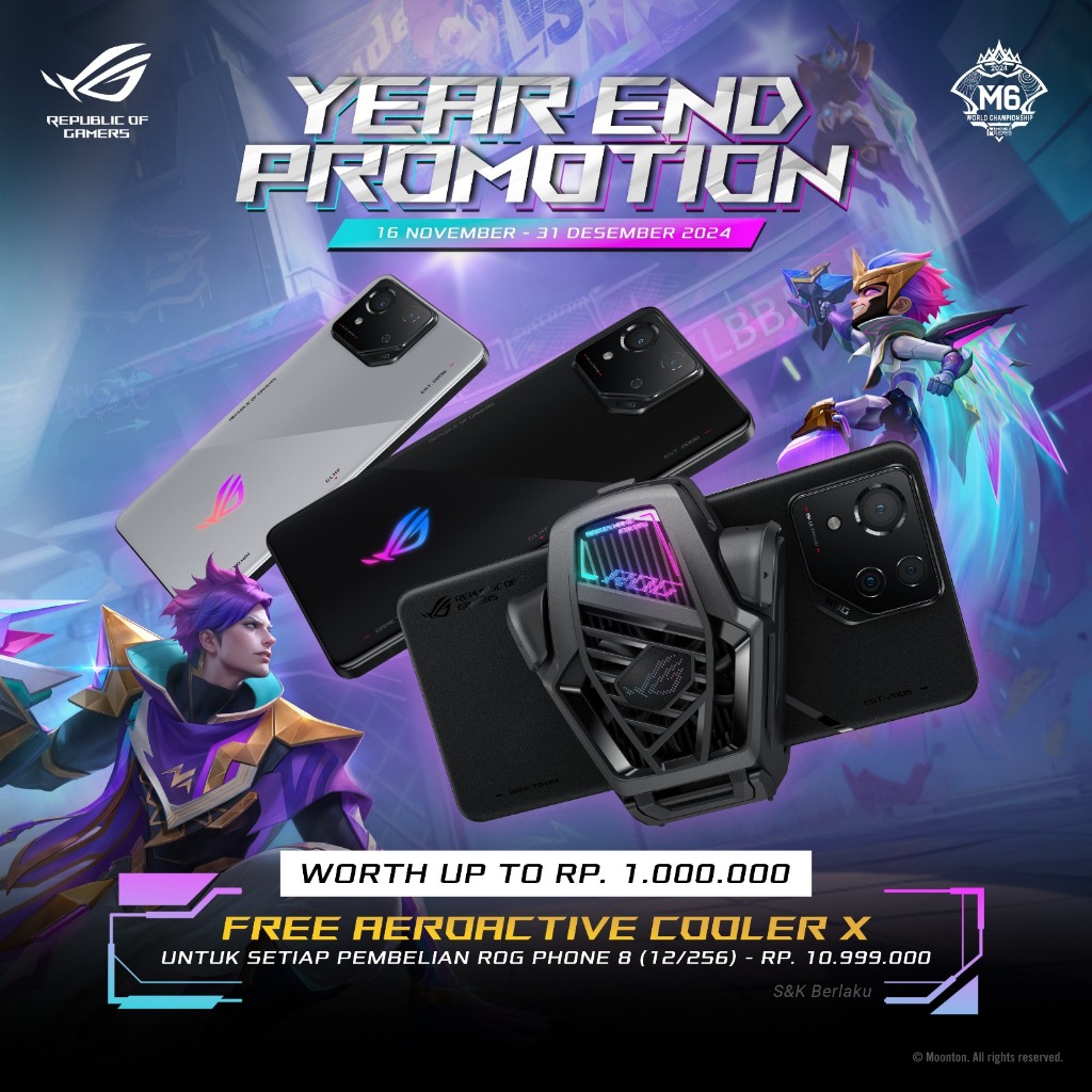 Jual ASUS ROG PHONE 8 12/256GB ASUS INDONESIA BLK Garansi resmi asus ...