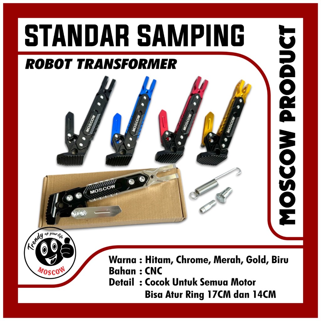 Jual STANDAR SAMPING ROBOT original merk MOSCOW UNIVERSAL SEMUA MOTOR ...