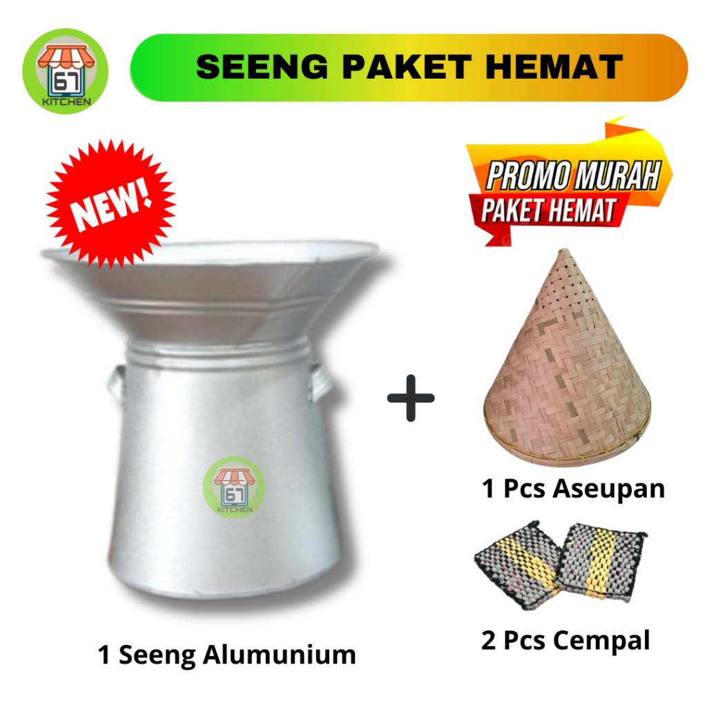 Jual Seeng Alumunium Langseng Alumunium Panci Seeng Dandang Seeng Kuno ...
