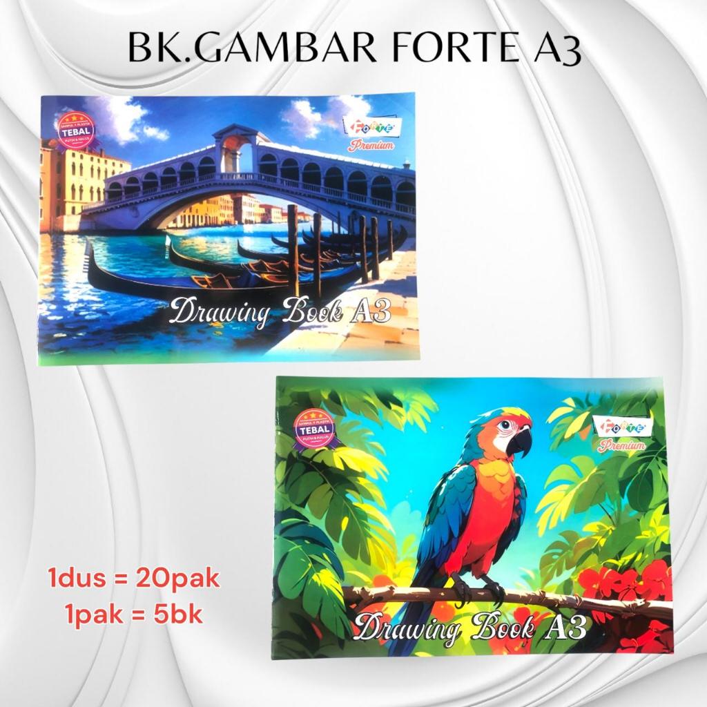 Jual BUKU GAMBAR FORTE UKURAN A4,A3 SUPER TEBAL | Shopee Indonesia