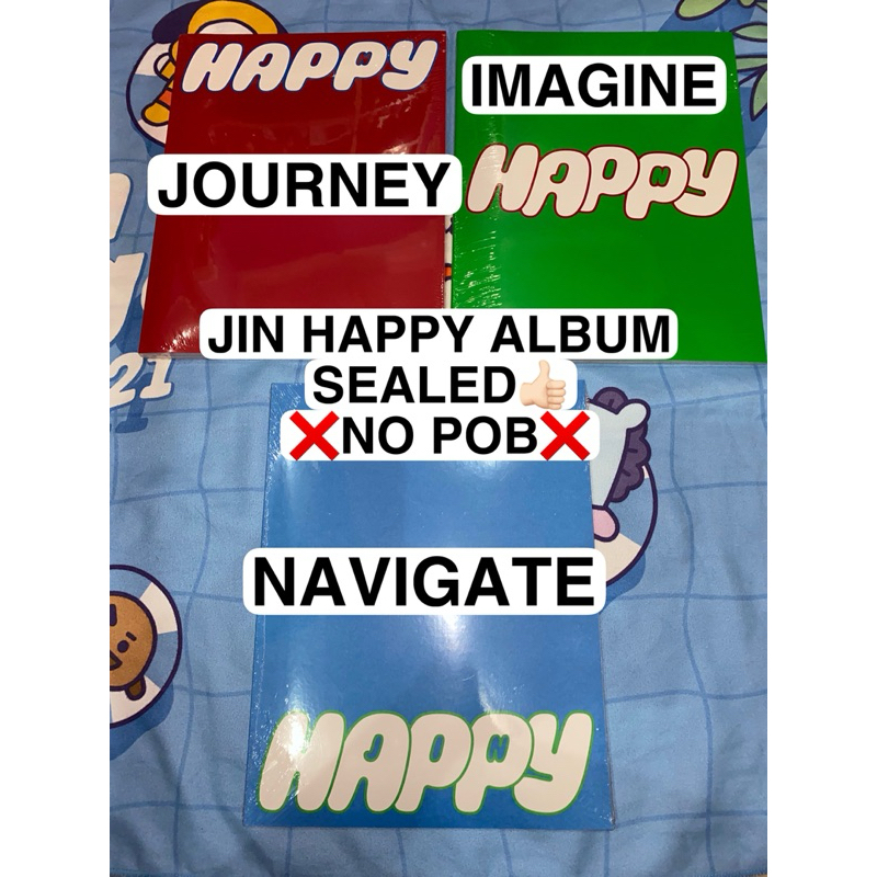 Jual JIN HAPPY ALBUM JOURNEY IMAGINE NAVIGATE NO POB | Shopee Indonesia