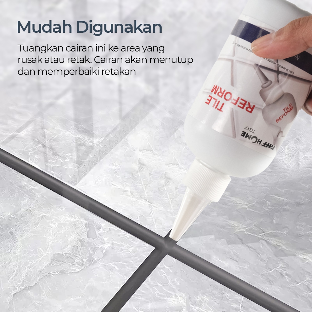 Jual Tile Reform 280ML Floor Tile Grout Waterproof Sealant Nat Keramik ...